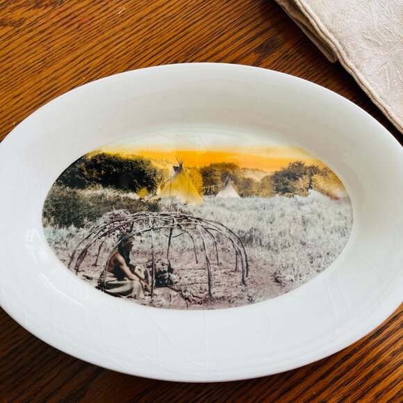 Vintage | Accents | Vtg La Huffman Westernware Plates | Poshmark